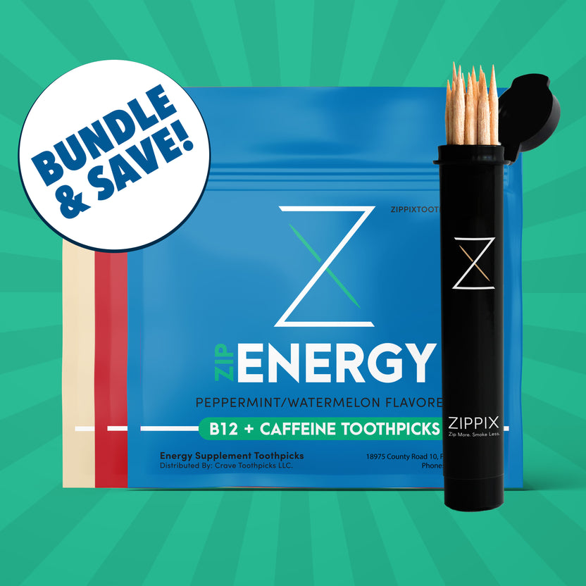 Zippix Nicotine Toothpicks - Zip More, Smoke Less