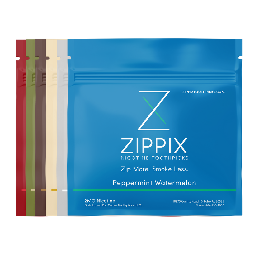 Zippix Nicotine Toothpicks - Zip More, Smoke Less